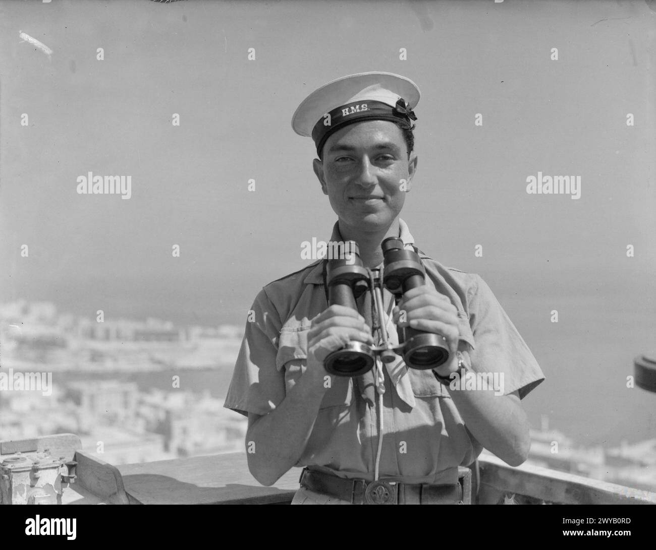 A BRAVE MALTA BOY SCOUT, AWARDED THE BRITISH EMPIRE MEDAL FOR GALLANT ...