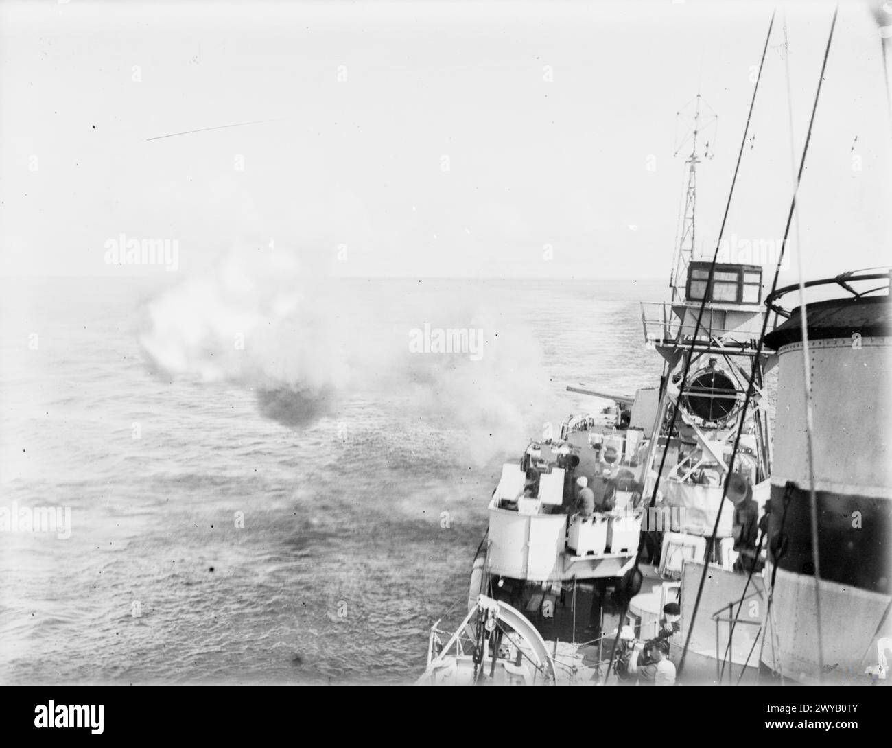 EASTERN FLEET ATTACK THE NICOBAR ISLANDS. OCTOBER 1944, ON BOARD HMS ...