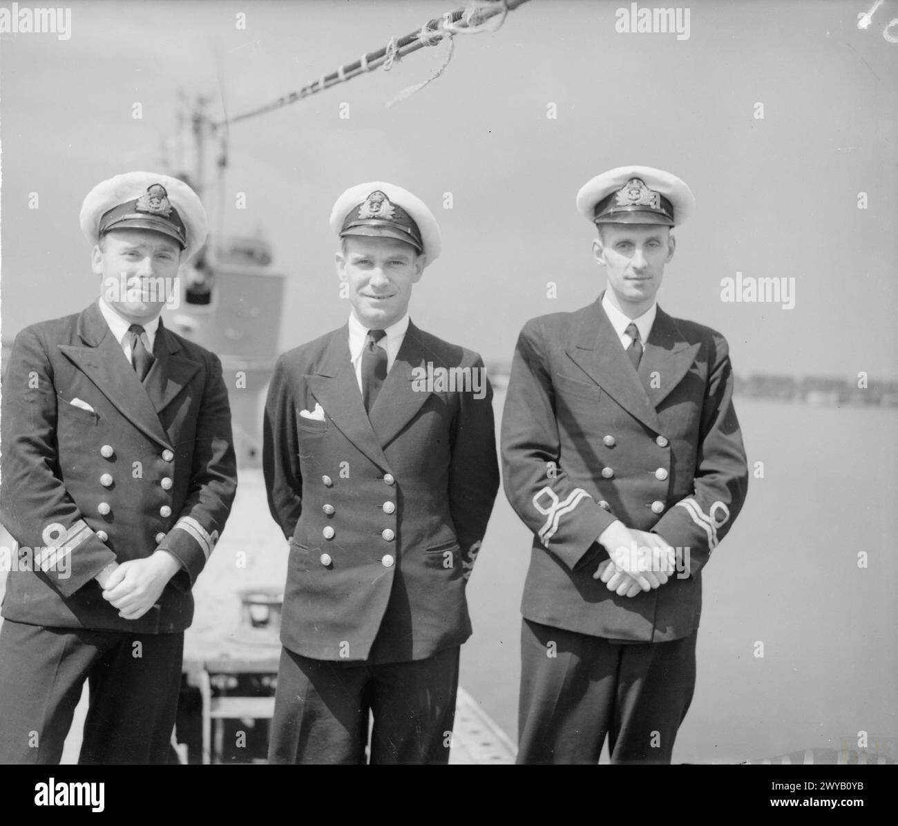 MEN OF HM SUBMARINE OSIRIS BACK FROM MEDITERRANEAN PATROL. 15 APRIL ...