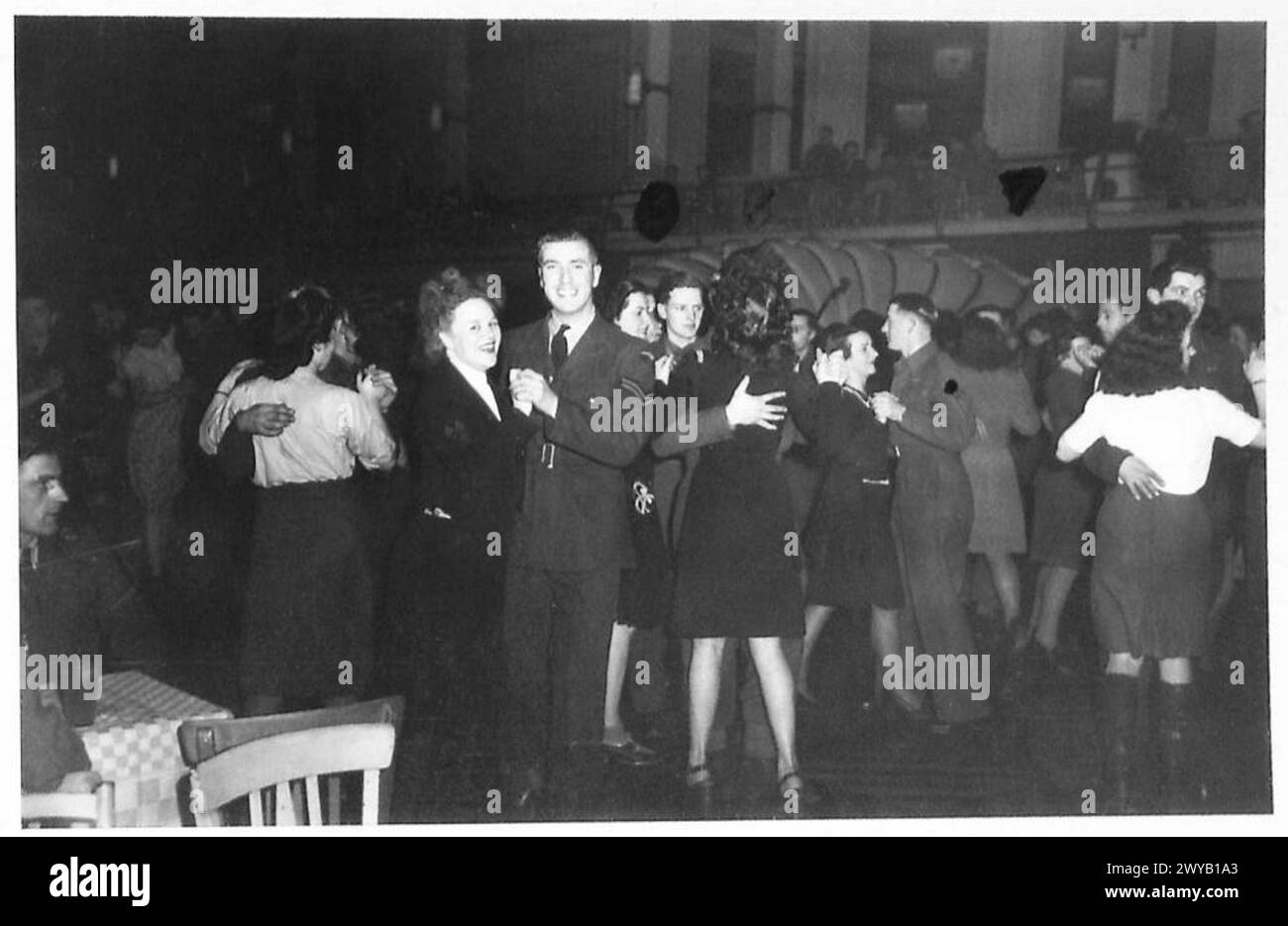 British women dancing Black and White Stock Photos & Images - Alamy