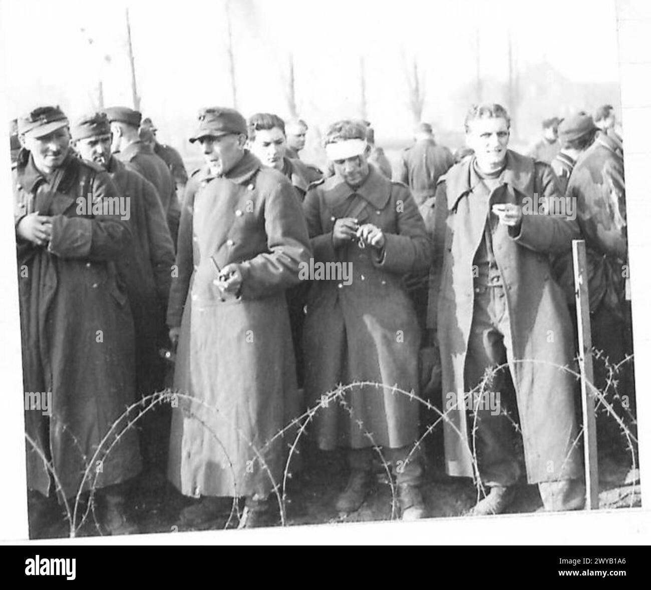 BRITISH ATTACK ON THE RHINE THE FIRST PRISONERS - Original wartime ...