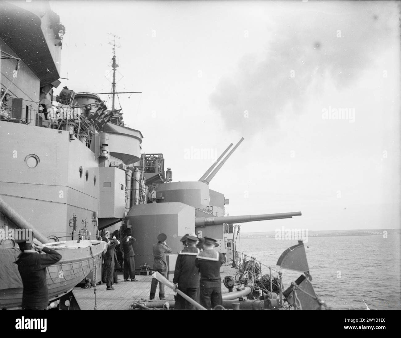 ON BOARD THE BATTLESHIP HMS PRINCE OF WALES. 20 APRIL 1941. - Evolution ...