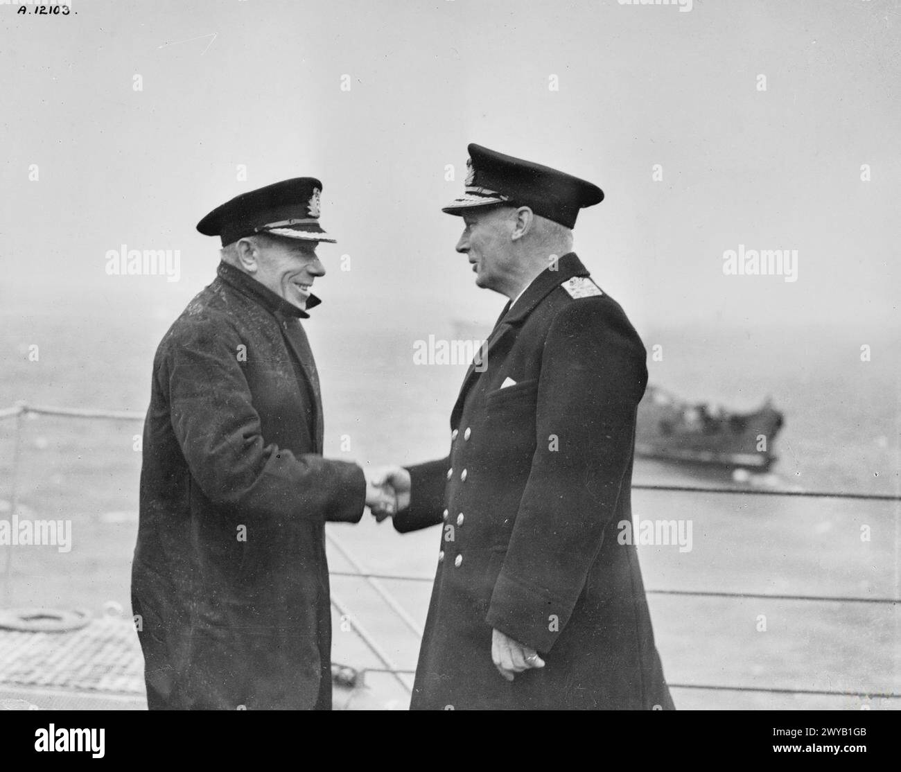 ADMIRAL SIR MAX HORTON, (ADMIRAL SUBMARINES), VISITS THE C-IN-C HOME ...
