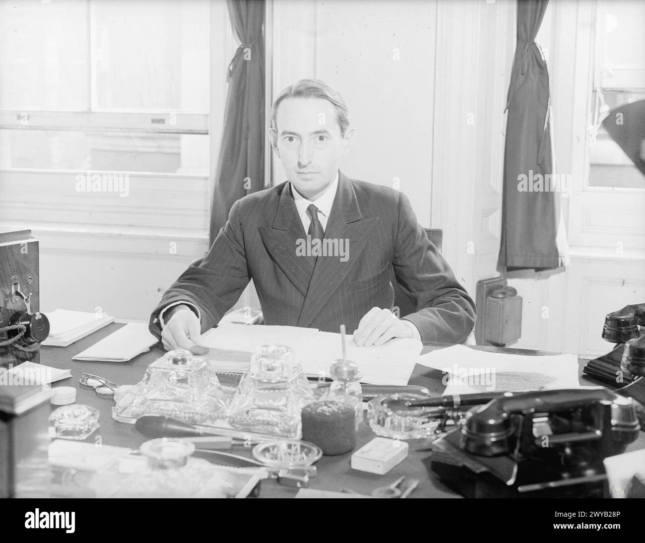 SIR HENRY V MARKHAM. 19 AUGUST 1943, ROOM 68 WB, ADMIRALTY. - Sir Henry ...