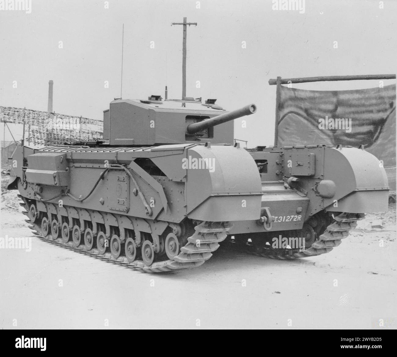 Infantry Tank Mk IV Churchill III (A22) used by the British Army during ...