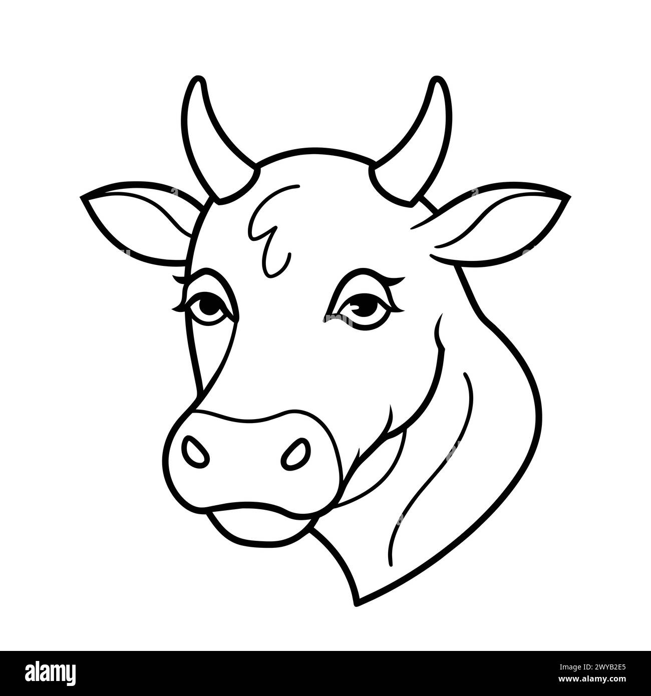 Black and white line art farmer hi-res stock photography and images - Alamy