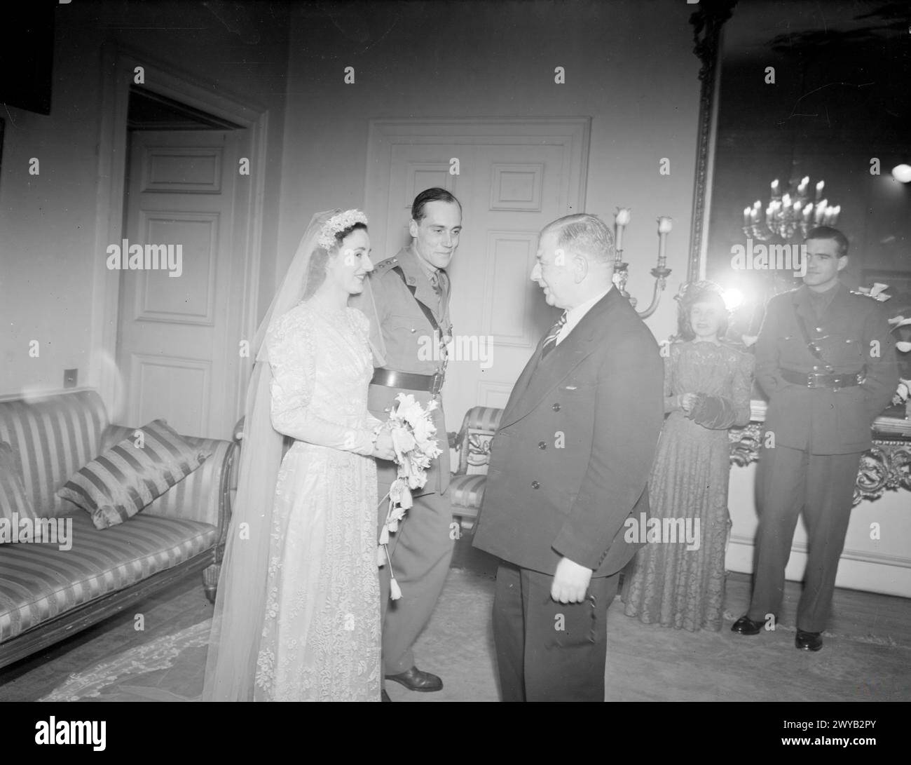 ADMIRAL BRIND'S WREN DAUGHTER MARRIED IN LONDON. 22 JANUARY 1943 ...