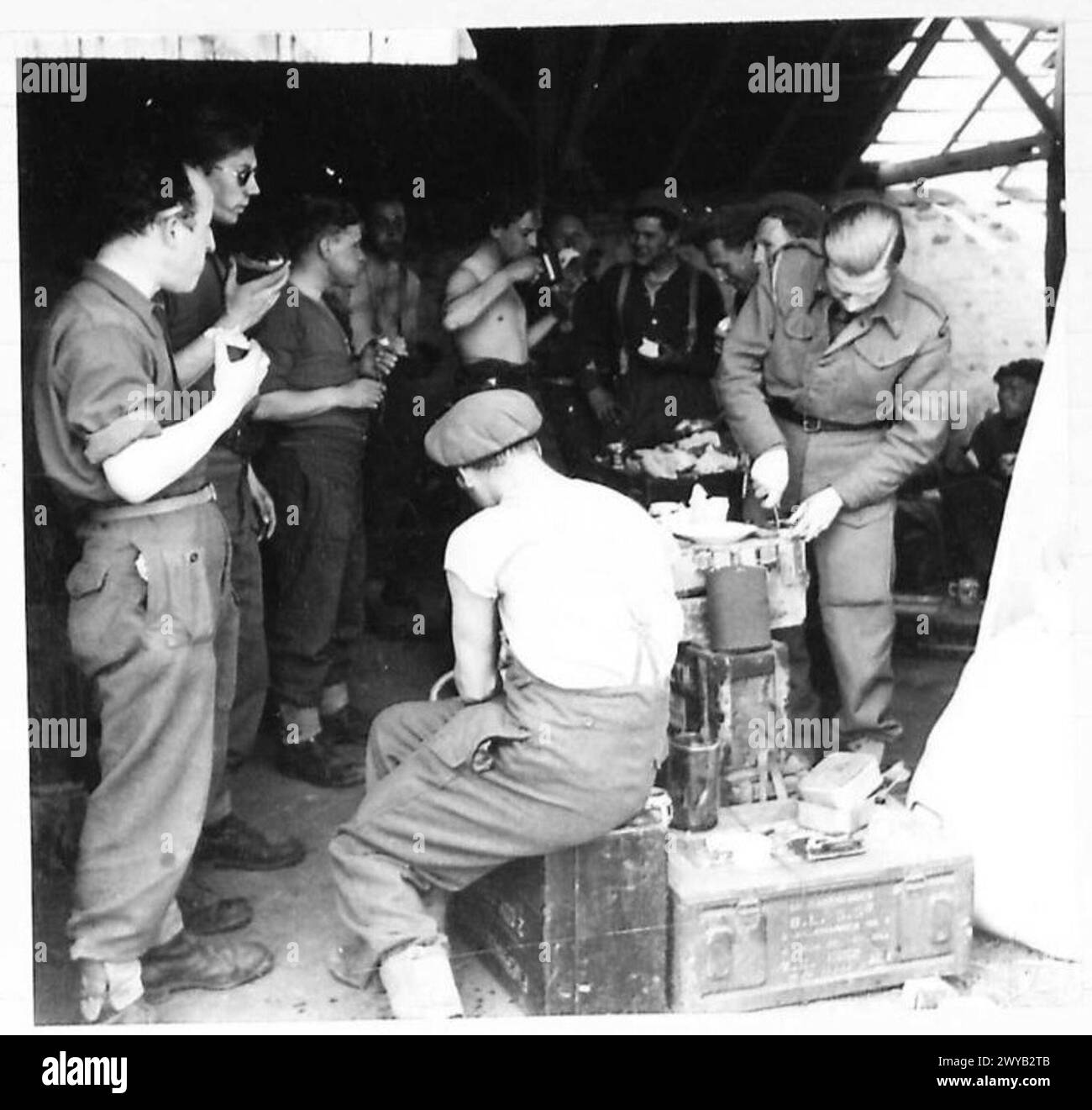 ALLIED MILITARY GOVERNMENT IN GERMANY - Original wartime caption: A ...