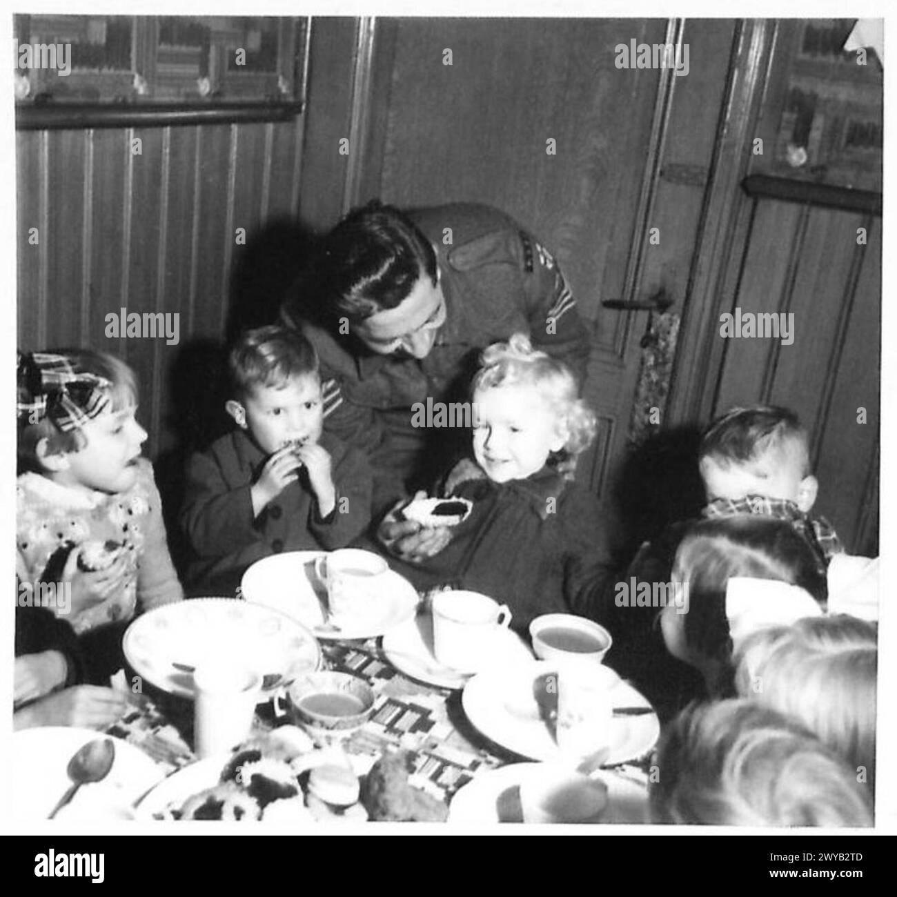 SAINT NICOLAS DAY - Original wartime caption: Sgt. Jack Lane of ...