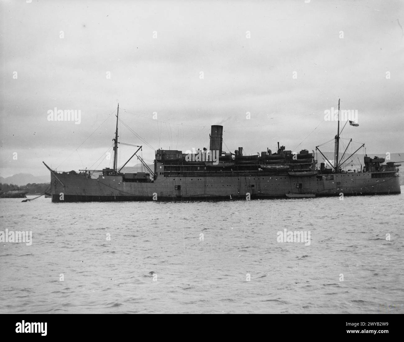 HMS KARANJA, BRITISH LANDING SHIP INFANTRY (LARGE). 11 DECEMBER 1941 ...
