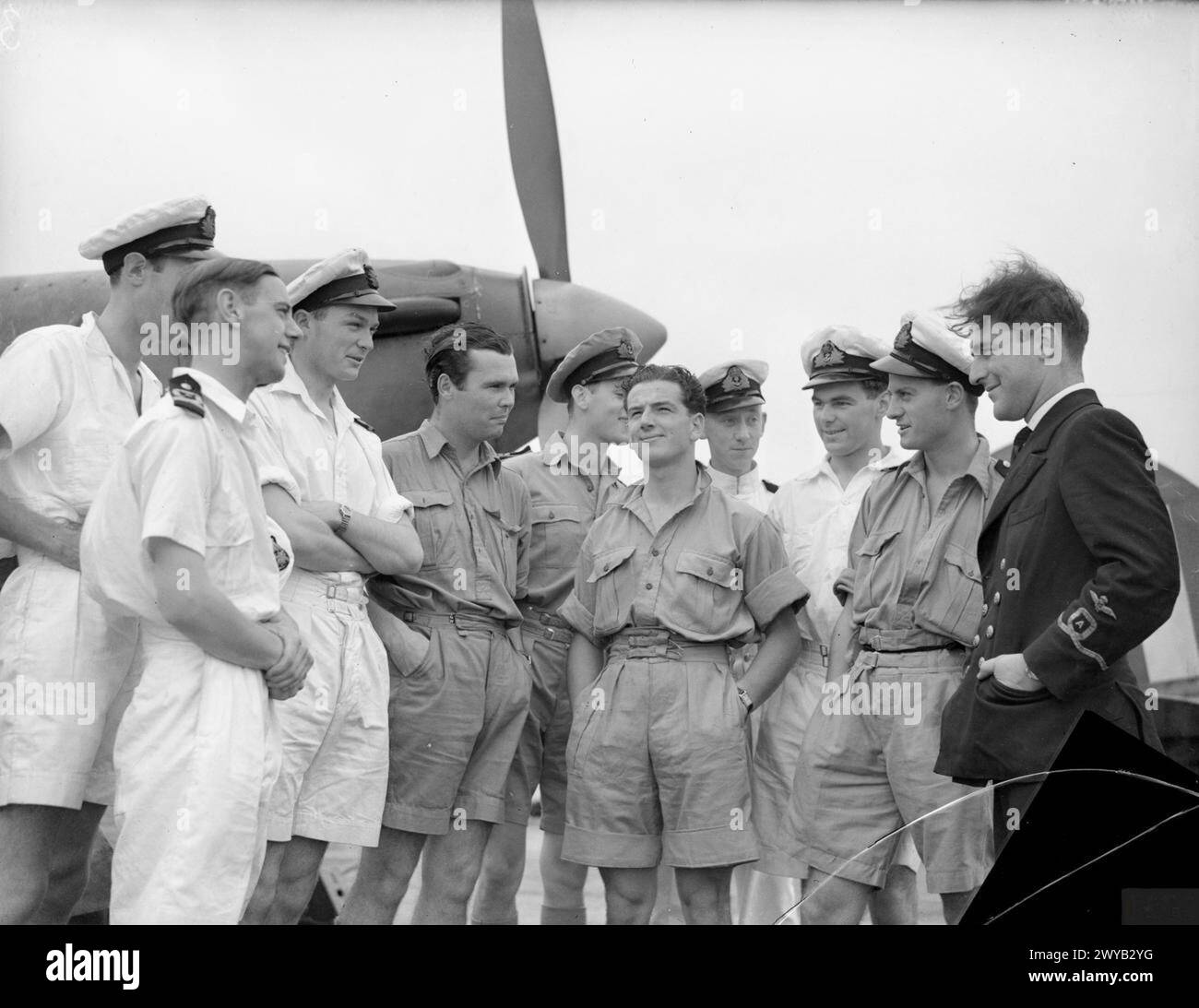 NAVAL PILOTS WHO FOUGHT UNCEASINGLY FOR TWO DAYS TO SAVE THE MALTA ...