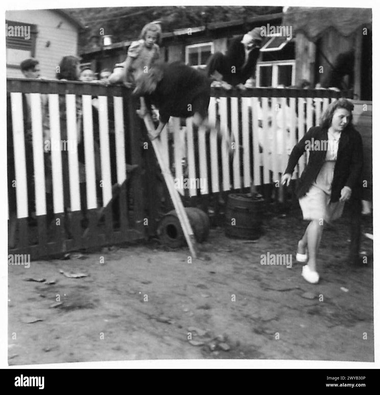 German circus show Black and White Stock Photos & Images - Alamy