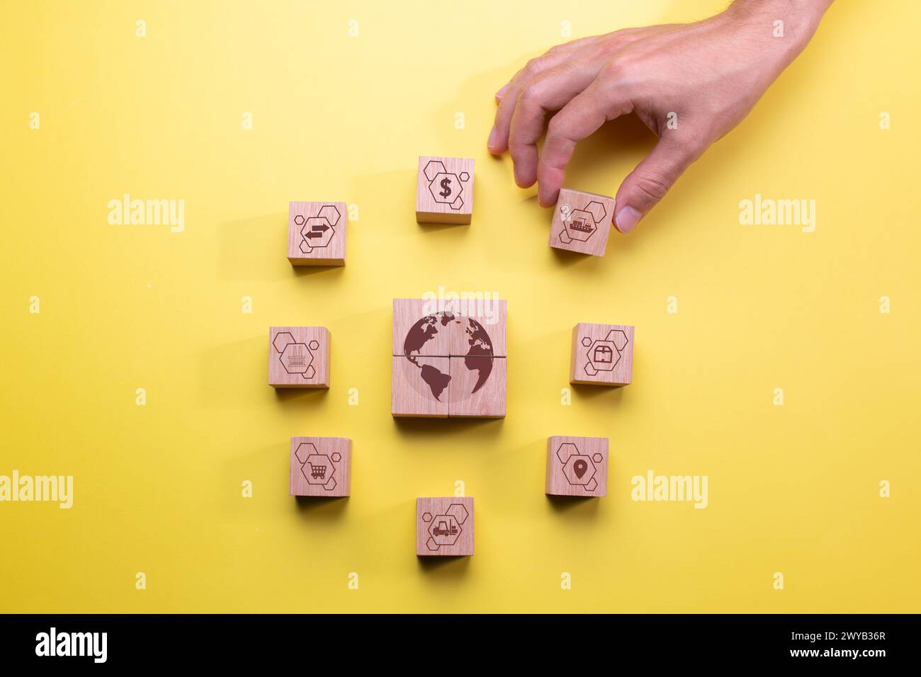 Logistics And Freight Forwarding Business Concept Stock Photo Alamy