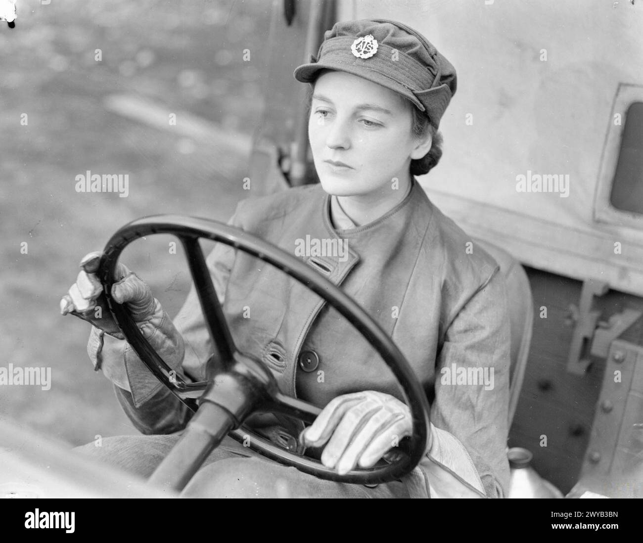 AT AN ATS MOTOR TRANSPORT COMPANY TRAINING CENTRE, CAMBERLEY, SURREY ...