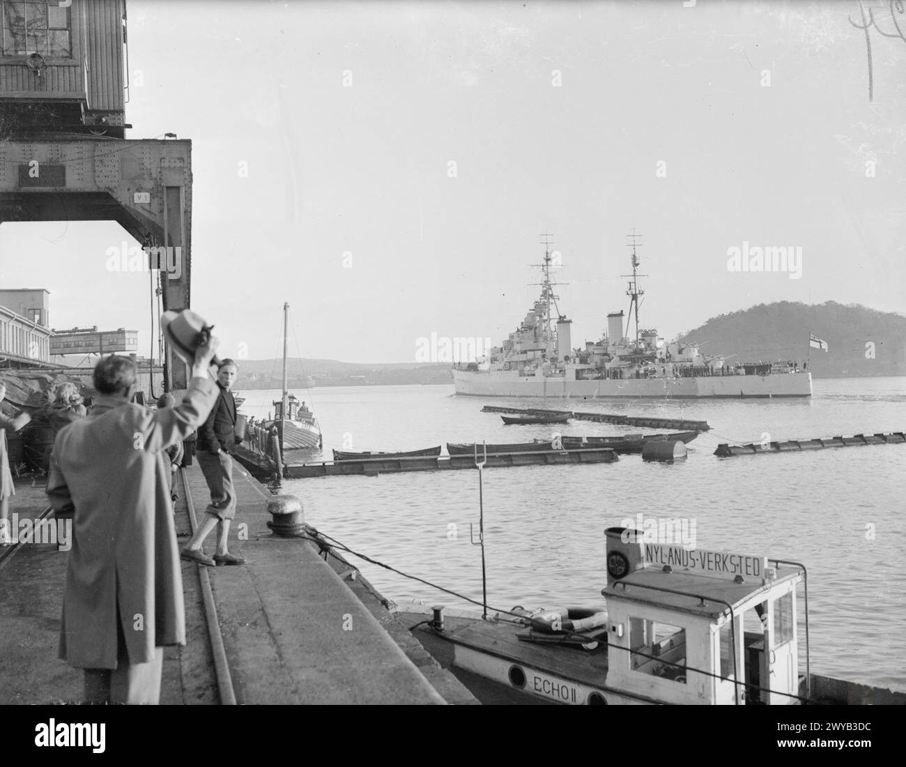 Rear Admiral S.S.M. Ritchie, CB, RN, hauled down his flag as Flag ...