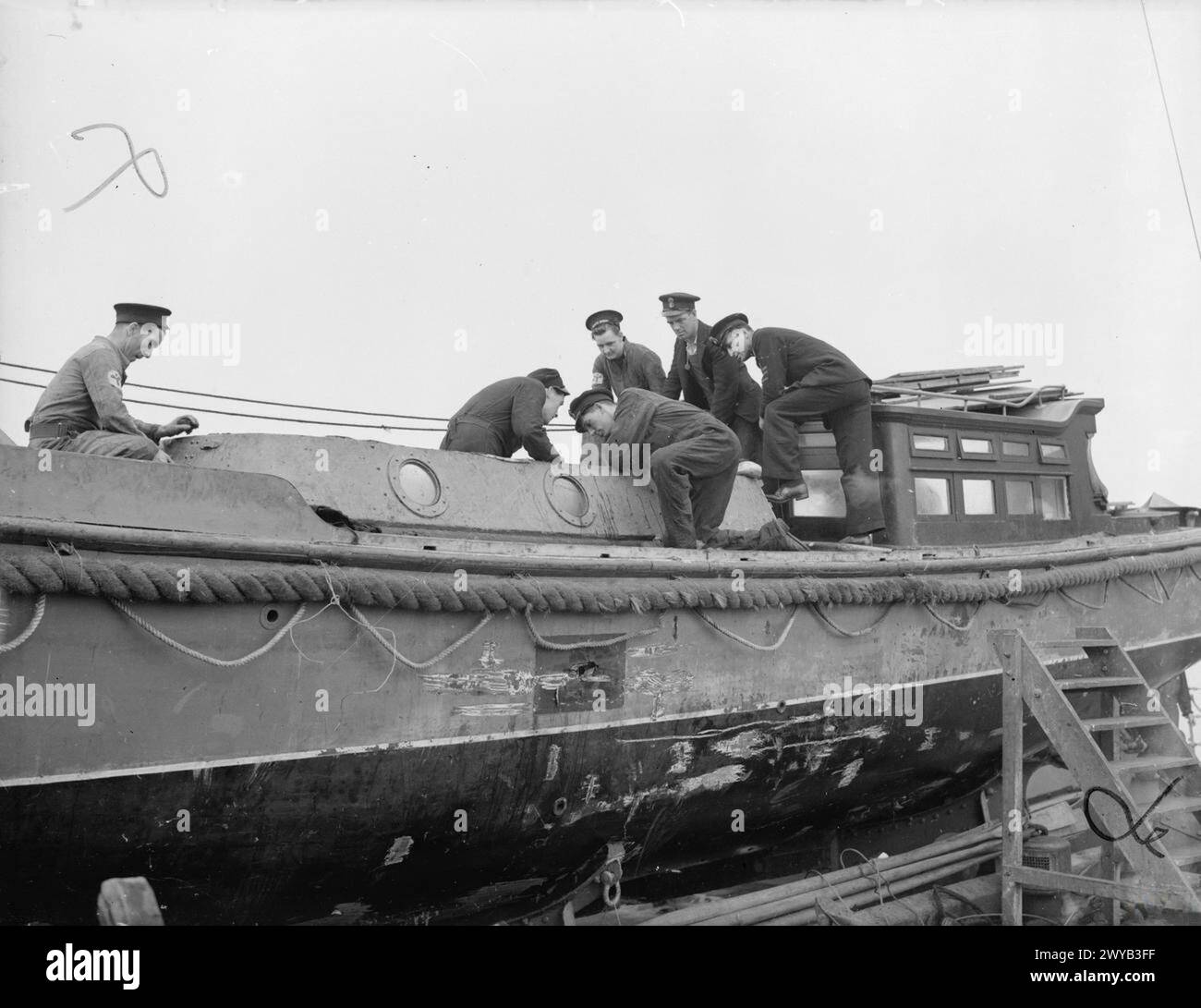ON BOARD HMS RODNEY. 1940, AT SEA, ON BOARD THE BATTLESHIP HMS RODNEY ...