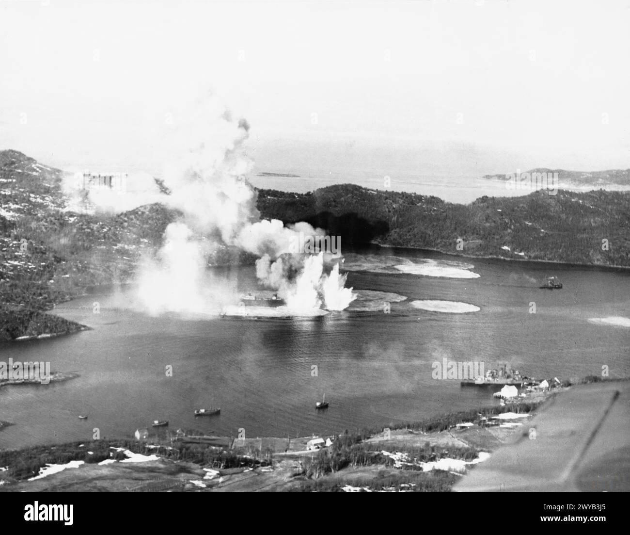 THE NAVY'S LAST OFFENSIVE OPERATION AGAINST THE GERMANS. 4 MAY 1945 ...