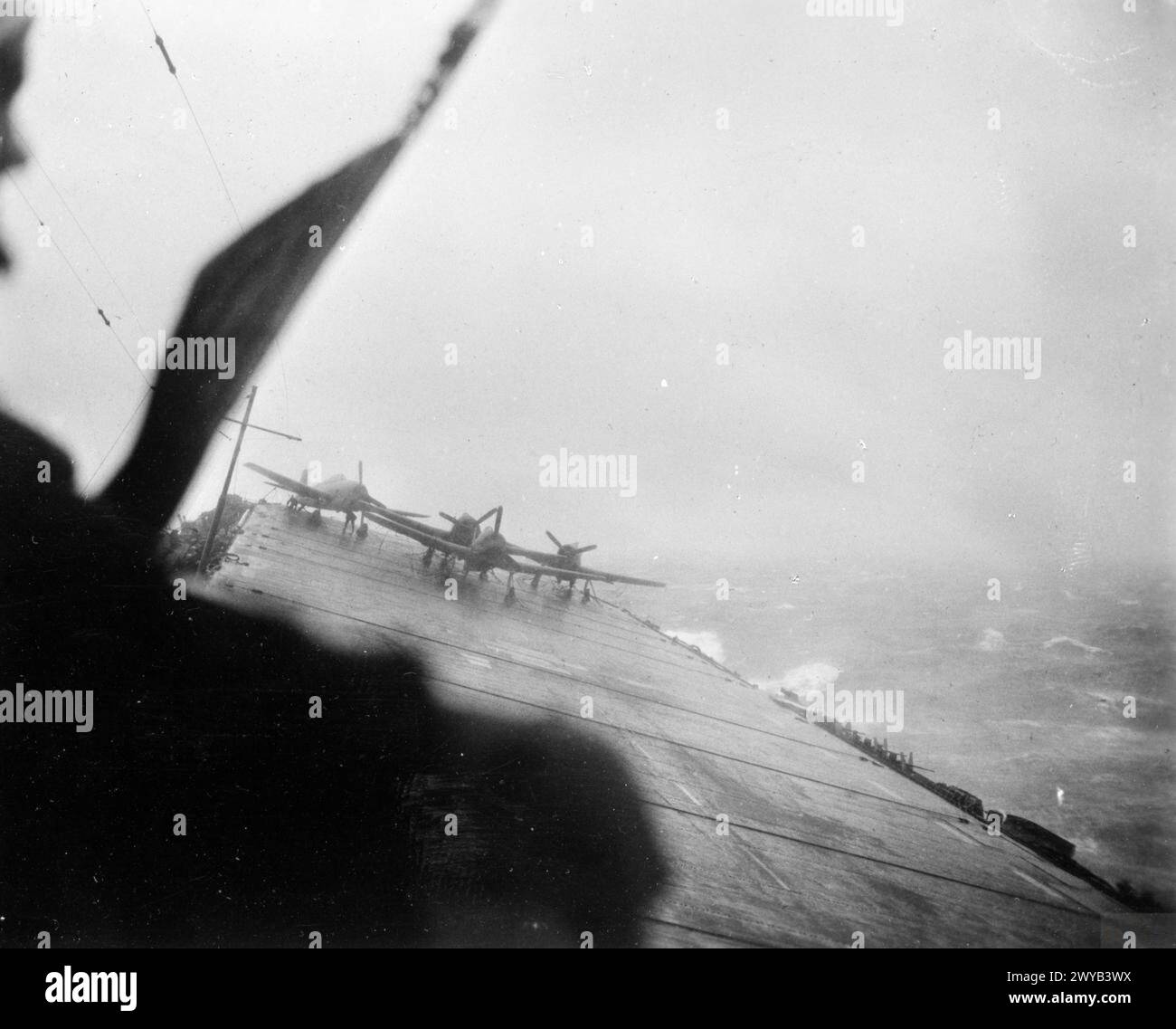 WITH THE ESCORT CARRIER HMS EMPEROR IN NORTHERN WATERS. JANUARY TO ...