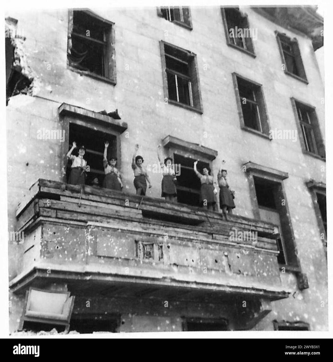 A.T.S. VISIT HITLER S CHANCELLERY : BERLIN - Original wartime caption ...