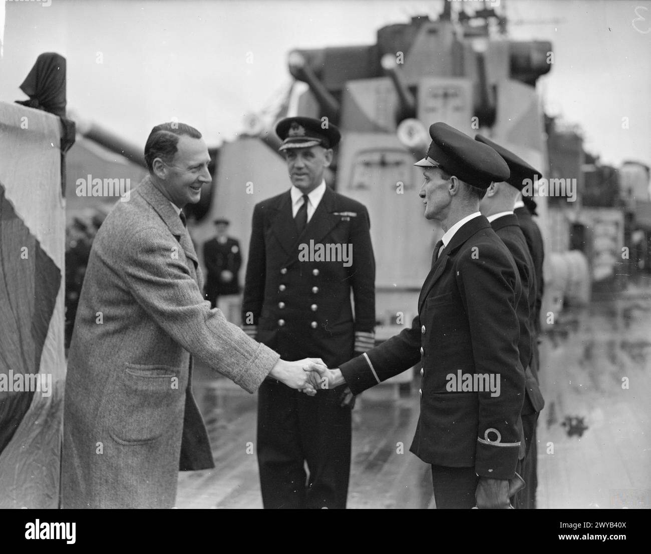 On 22 April 1943, Lord Knollys, Governor of Bermuda, presented a plaque ...
