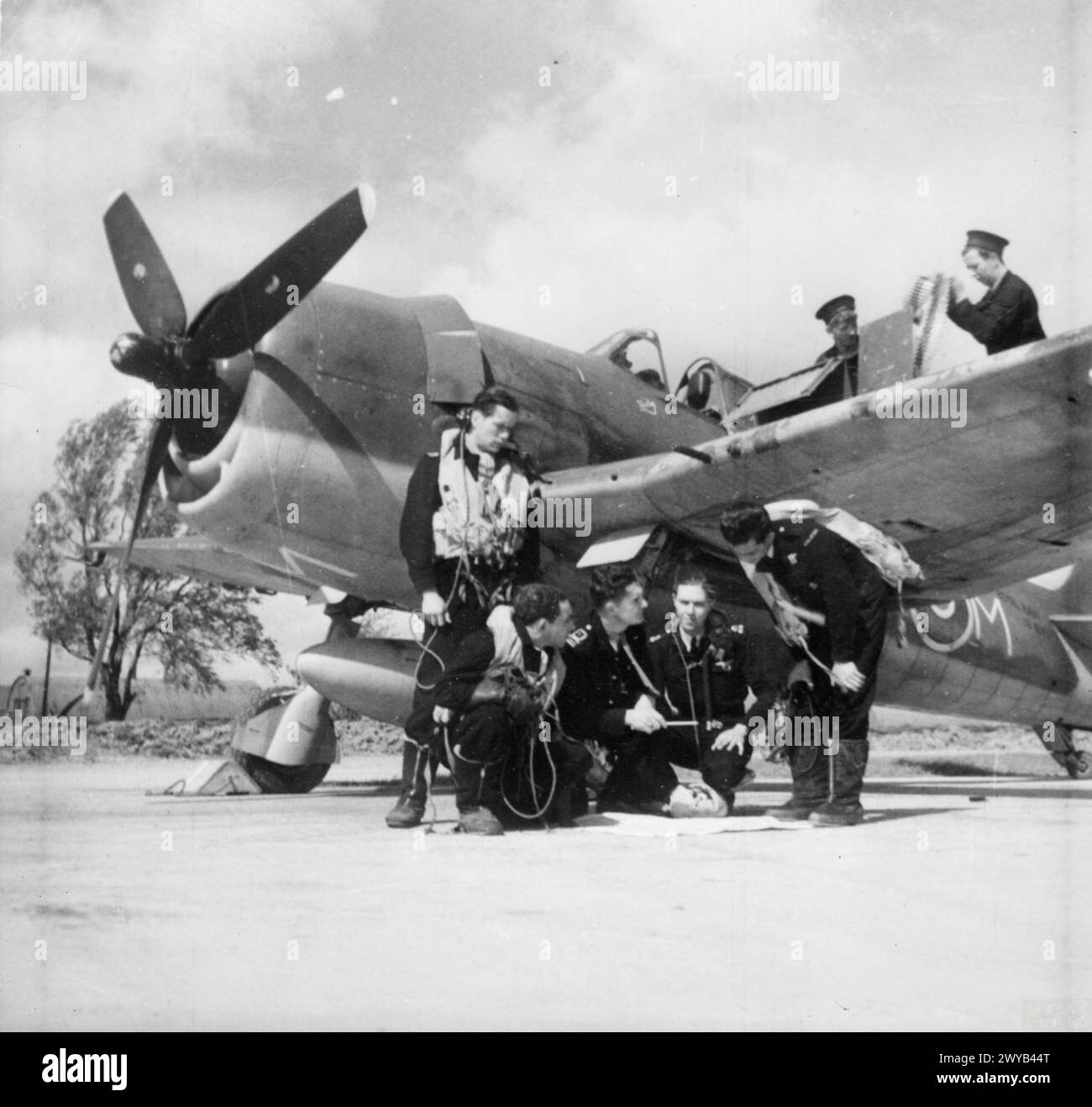 FLEET AIR ARM'S FLYING DUTCHMEN. 23 JUNE 1944, ROYAL NAVAL AIR STATION EGLINGTON, NORTHERN ...