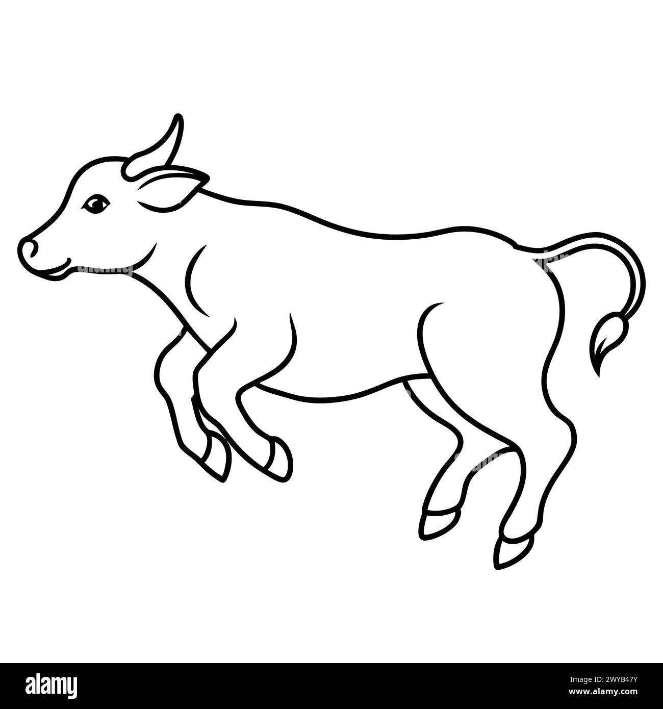 COW LINE ART DESIGN Stock Vector Image & Art - Alamy