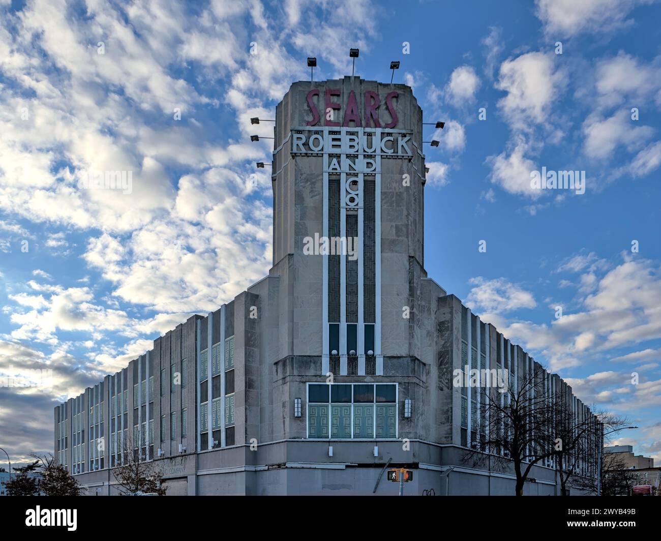 Sears Roebuck and CO logo on store in Flatbush, Brooklyn, New York City ...