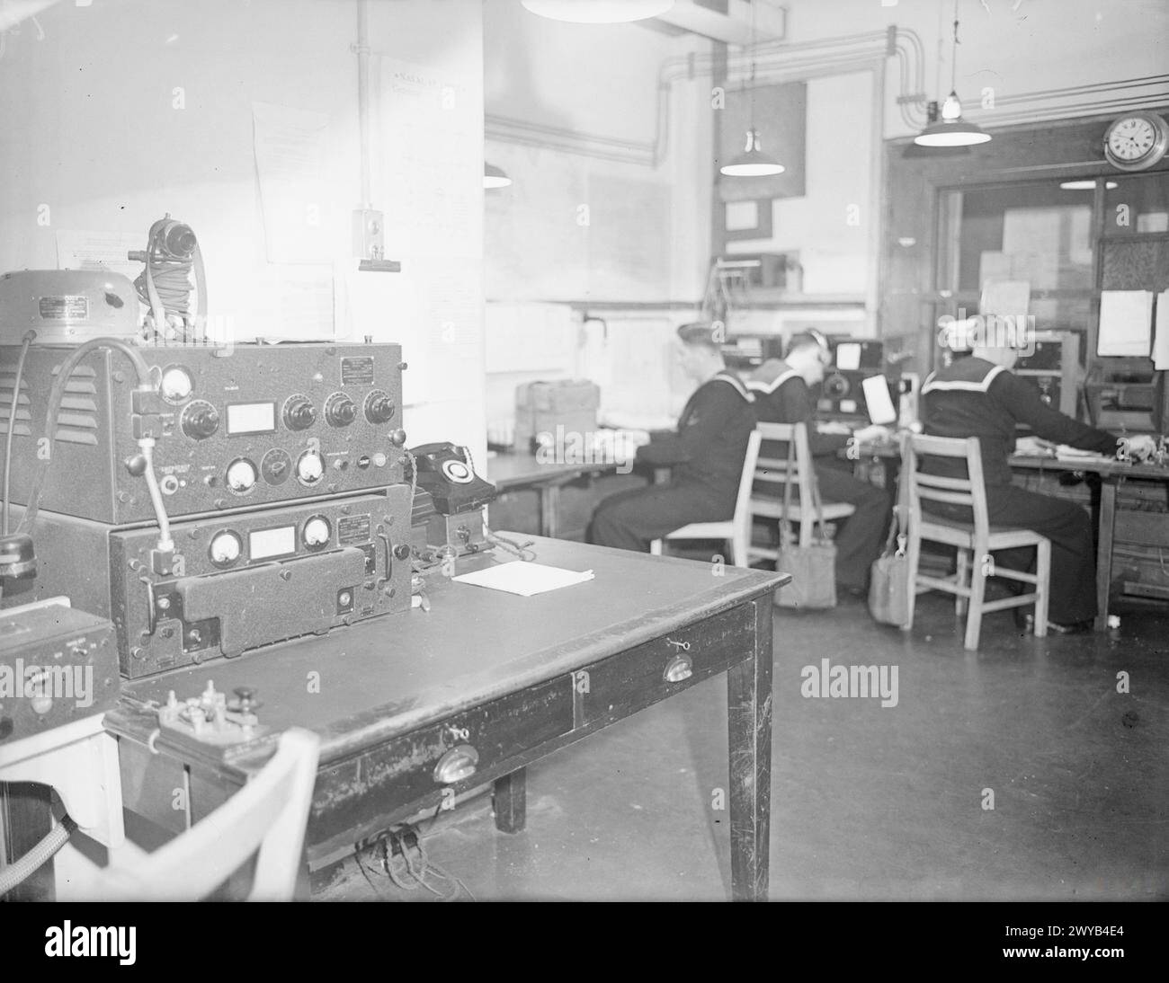 DERBY HOUSE SIGNAL SECTION. 1942, LIVERPOOL. - The Central Receiving ...