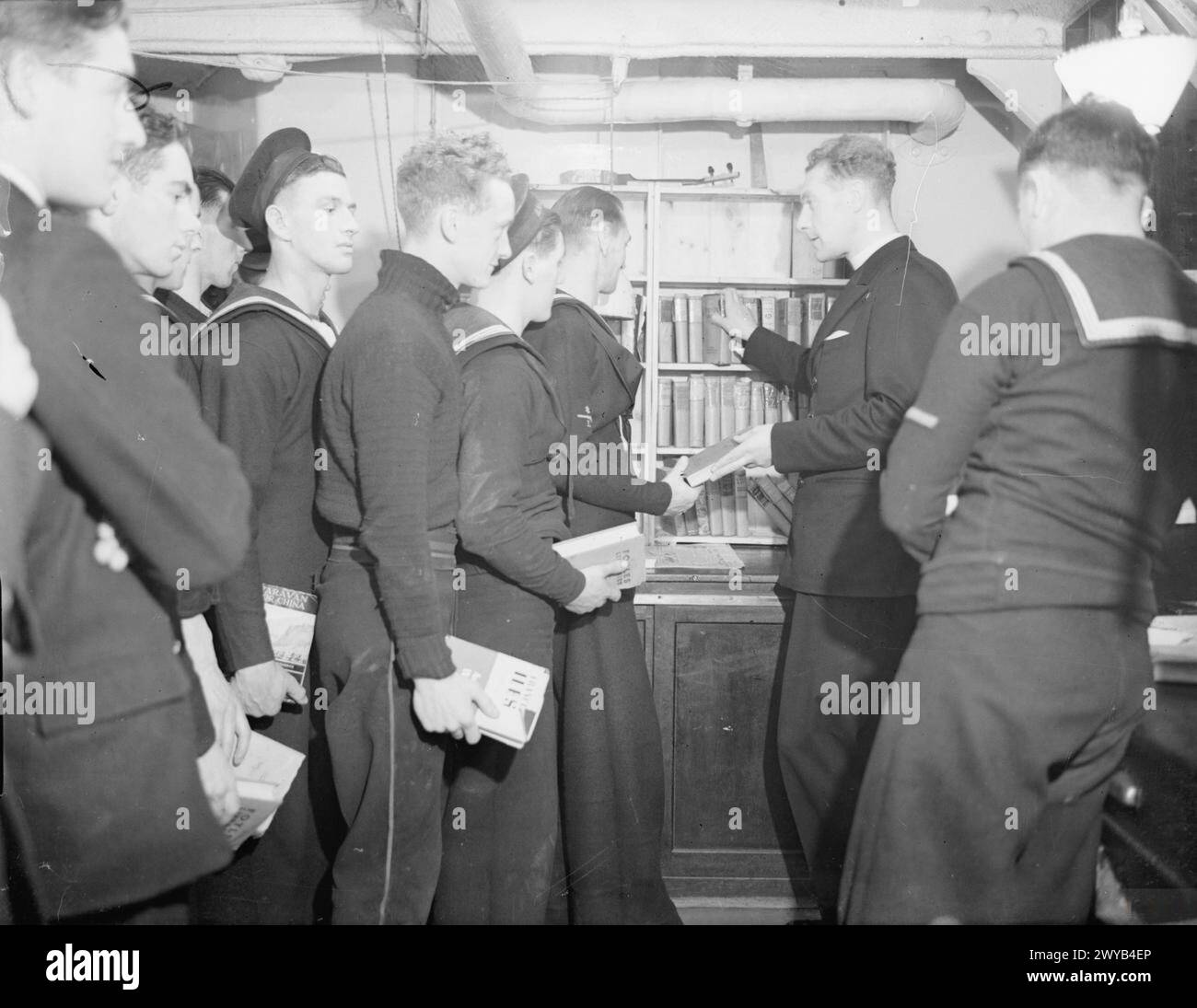 ON BOARD HMS RODNEY. SEPTEMBER 1940, NAVAL CHAPLAIN SERIES. A CHURCH OF ...