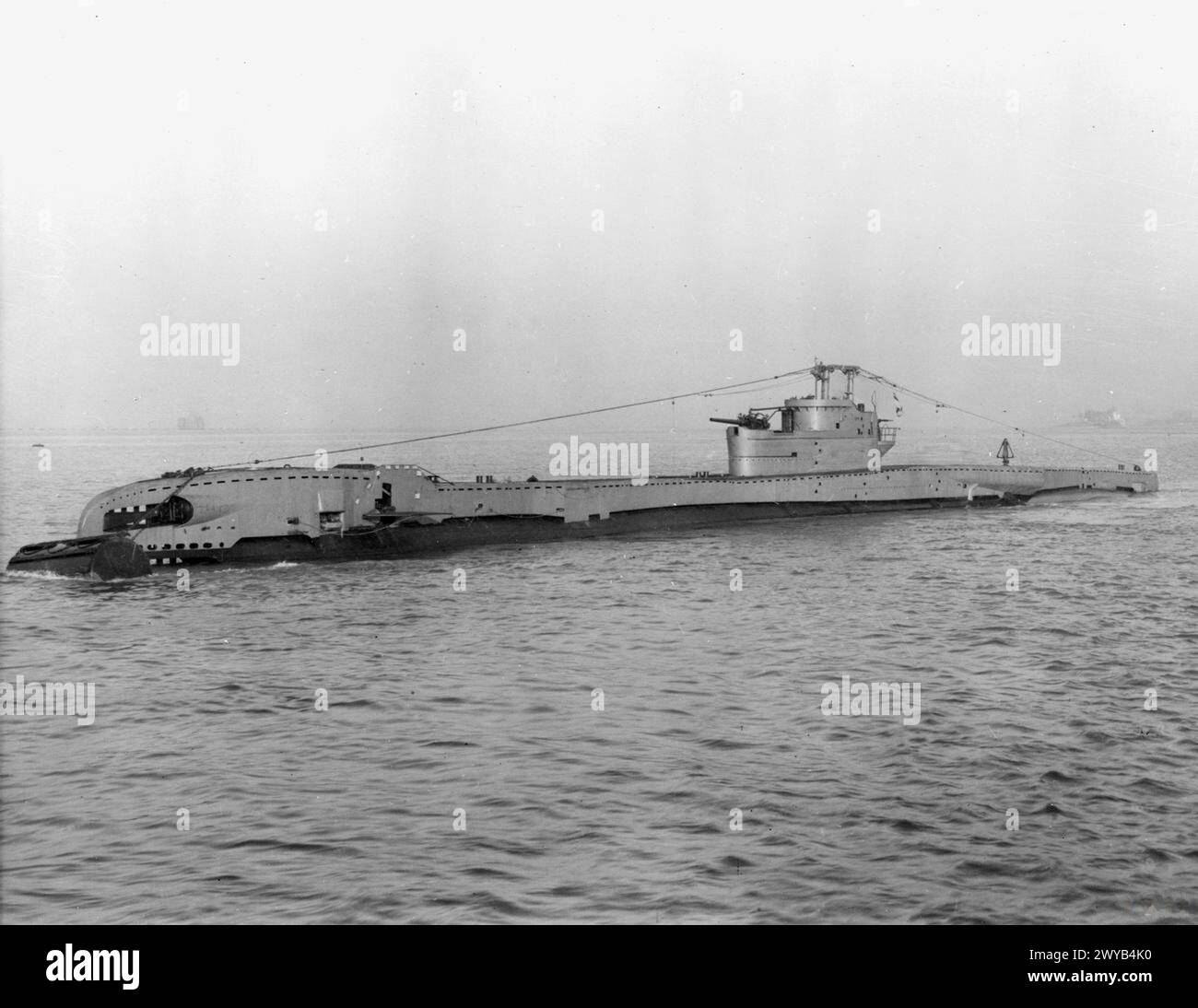 HMS/M TURPIN, BRITISH T CLASS SUBMARINE. 1942 TO 1944, AT SEA. - , HMS ...