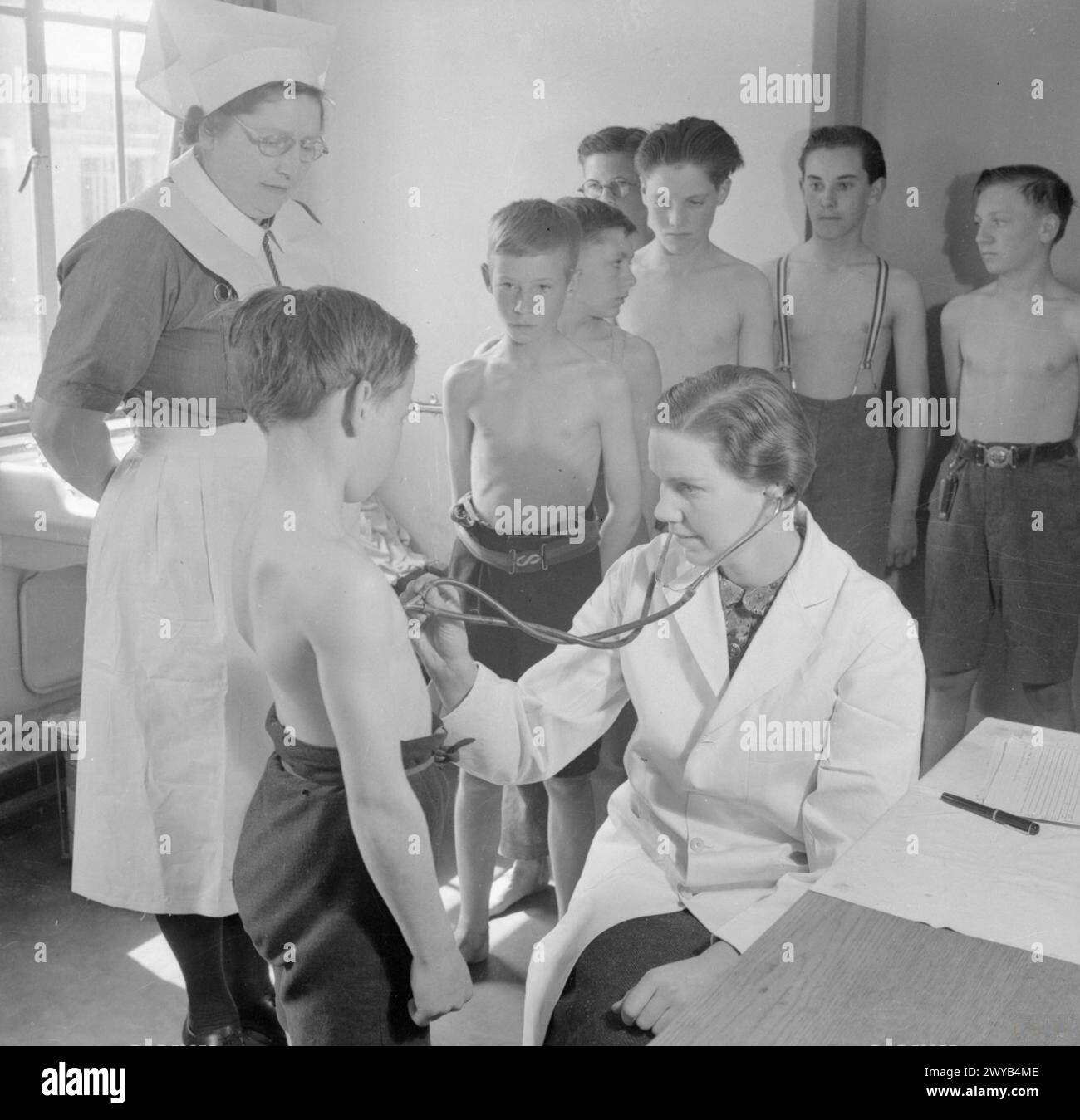 At Baldock County Council School, Hertfordshire, England, in 1944, the ...