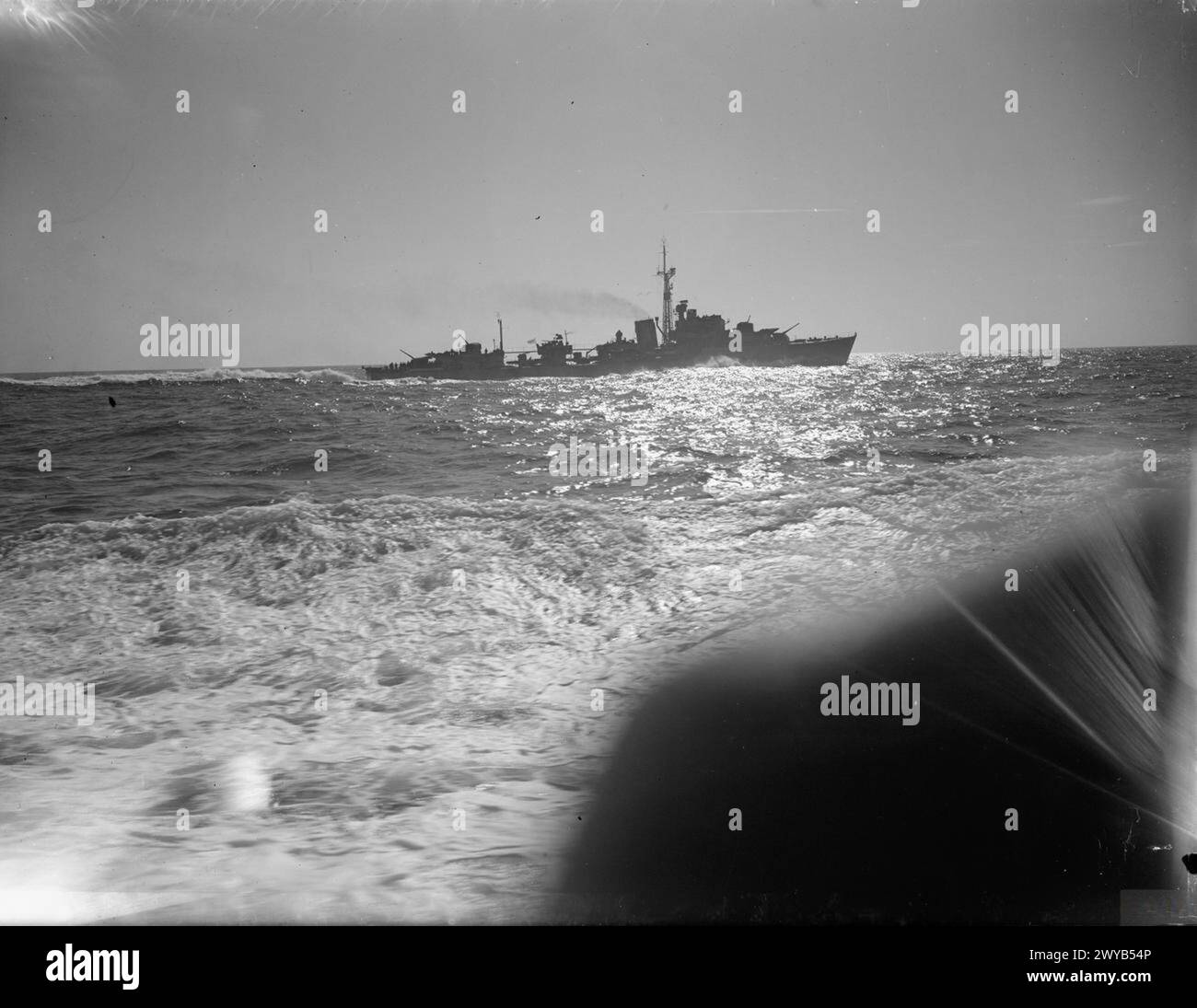 THE NAVY LANDS SUPPLIES IN NORMANDY. 13 JUNE 1944, ON BOARD HMS KELVIN ...