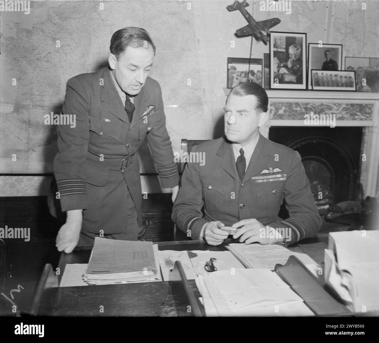 Air Vice Marshal C.R. Carr, commanding officer of No. 4 Group, is ...