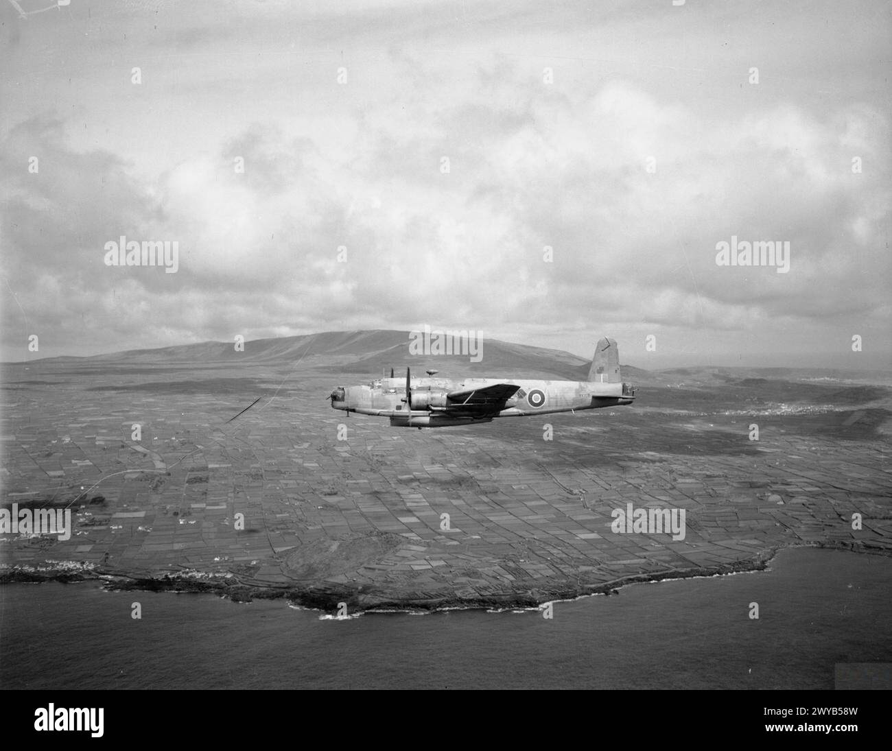 Warwick ASR Mark I aircraft BV356 HK-E of No. 269 Squadron RAF, based ...