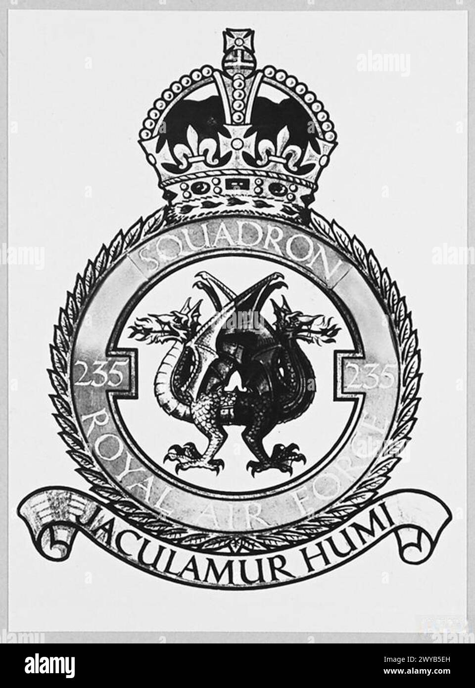 R.A.F. CRESTS AND MOTTOES - Original wartime caption: The crests and ...