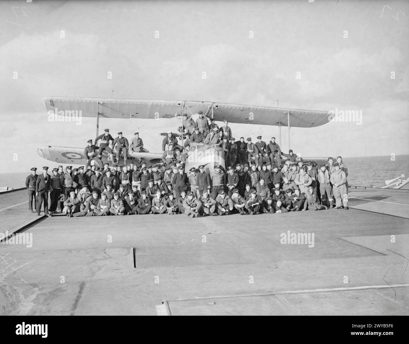 ON BOARD THE AIRCRAFT CARRIER HMS ARGUS. 1940. - Some of the Fleet Air ...