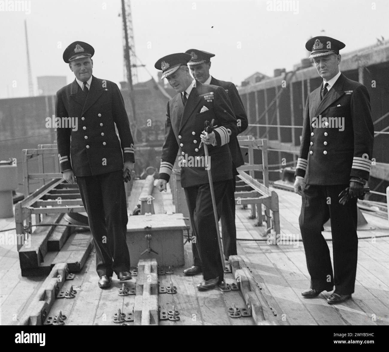 THE SECOND SEA LORD INSPECTS NAVAL CRAFT AT THE PORT OF LIVERPOOL. 22 ...