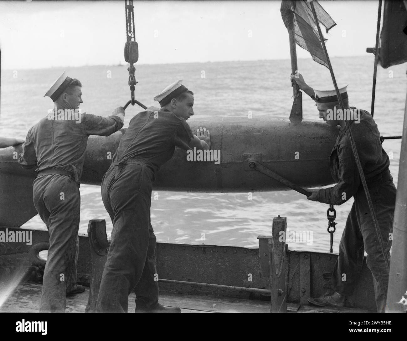 On 18 December 1942, HMS Calm and its crew performed minesweeping in ...