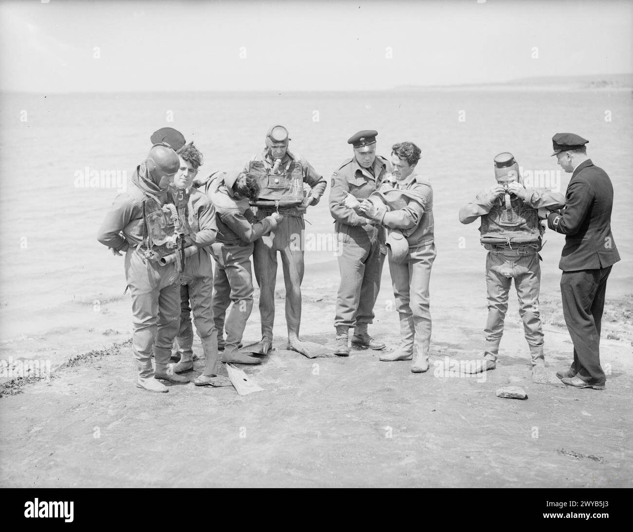 HMS APPLEDORE, COMBINED OPERATIONS TRAINING BASE. 1 JUNE 1945, AT HMS ...
