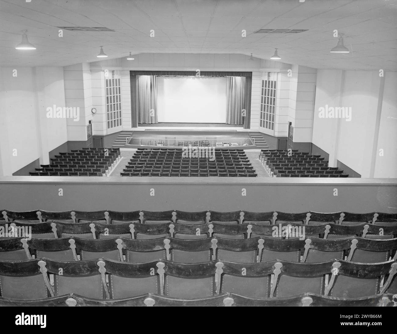 NEW HOME FLEET THEATRE'S FIRST NIGHT. 18 JULY 1943, SCAPA FLOW. ADMIRAL ...