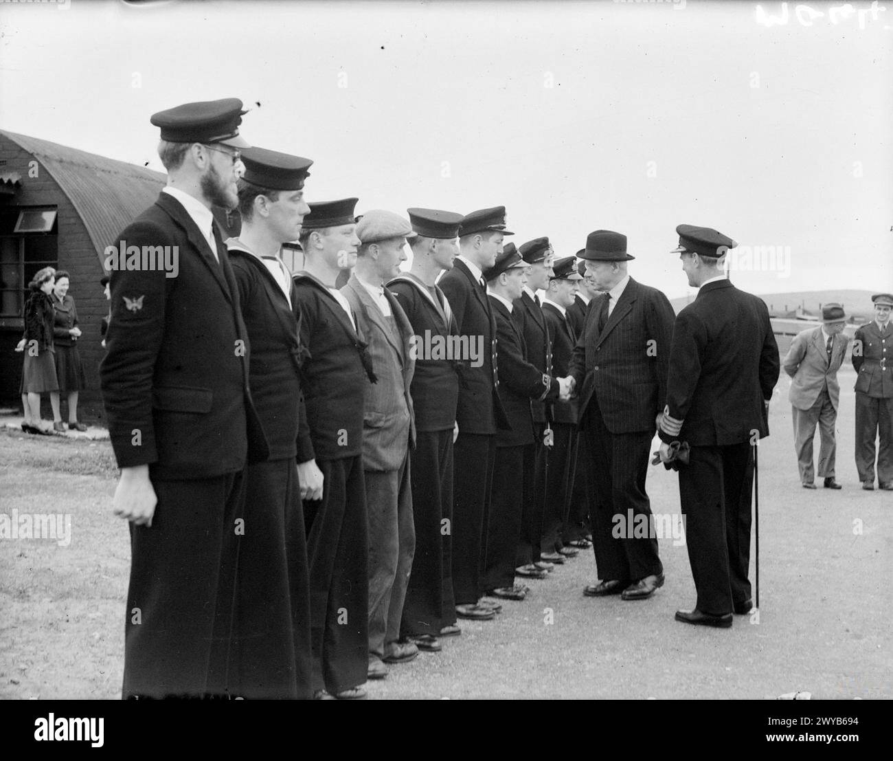 NEW ZEALAND PREMIER VISITS ROYAL NAVAL AIR STATION. 21 JUNE 1944, ROYAL ...