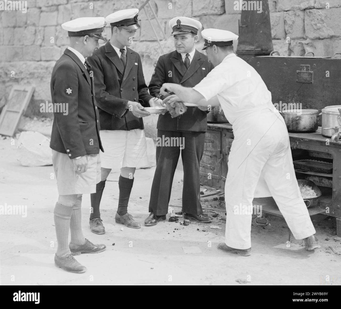 MALTESE NAVAL RATINGS ON WAR SERVICE IN THE GEORGE CROSS ISLAND. JUNE ...