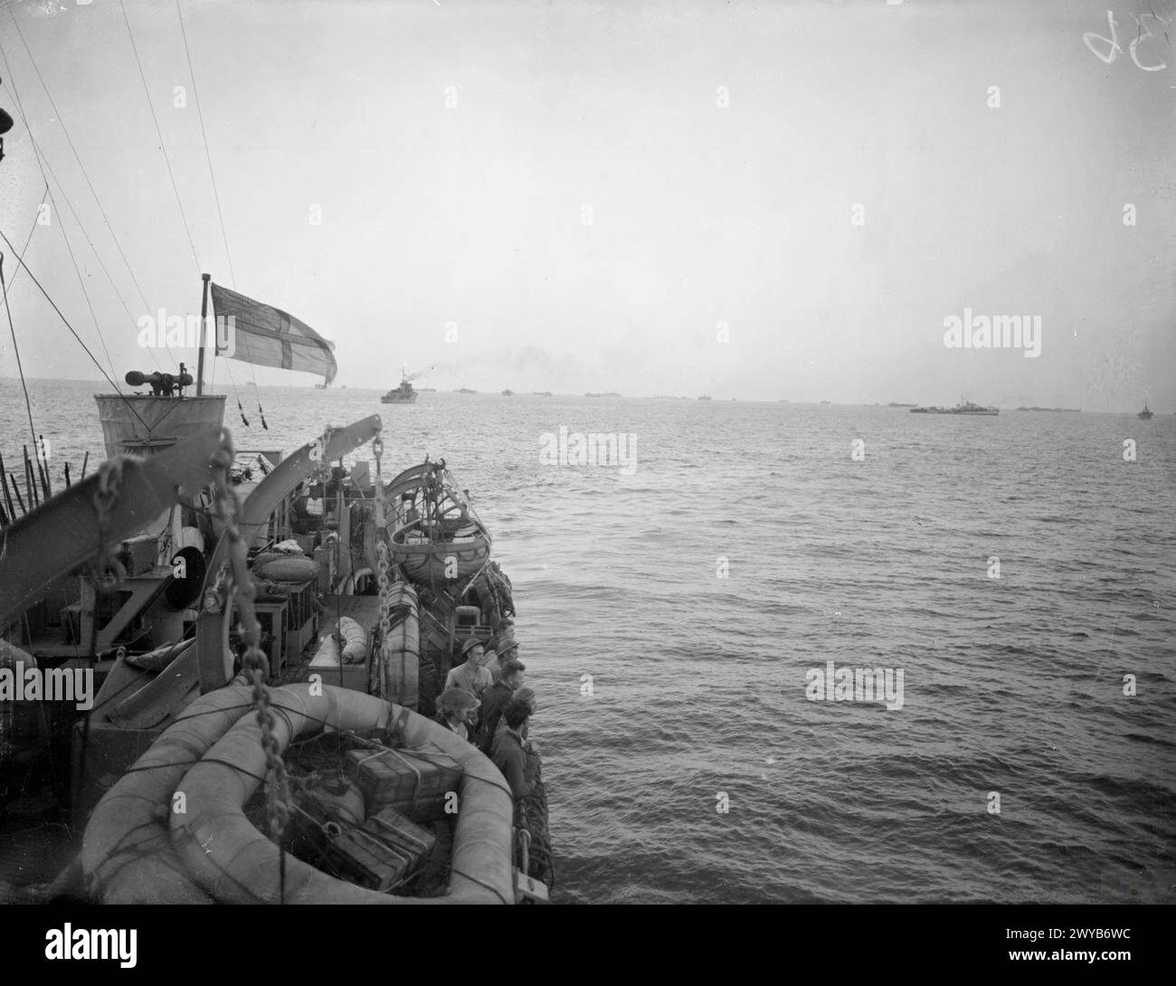 On 10 September 1943, HMS Cadmus and other Allied warships conduct a ...