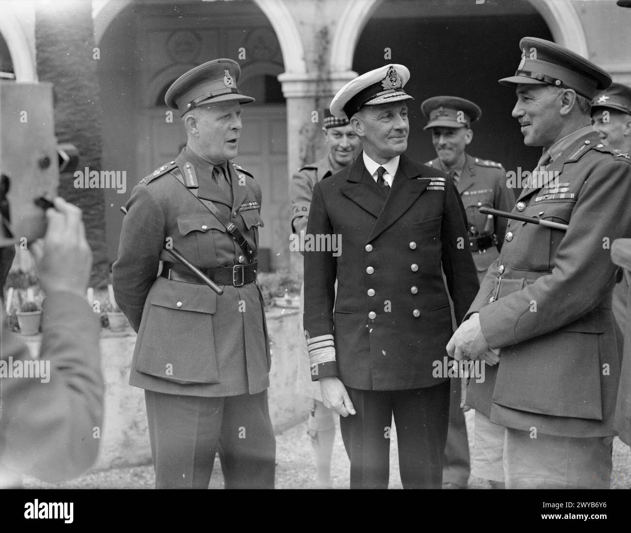 LORD GORT TAKES OVER FROM LIEUTENANT GENERAL SIR CLIVE LIDELL, THE ...