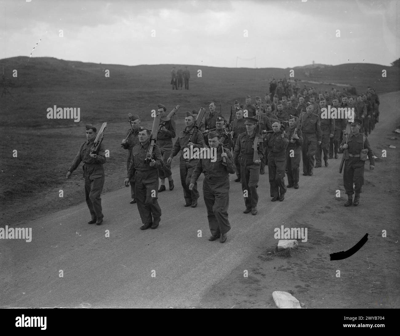 On 11 September 1940, Home Guard personnel carried machine guns and ...