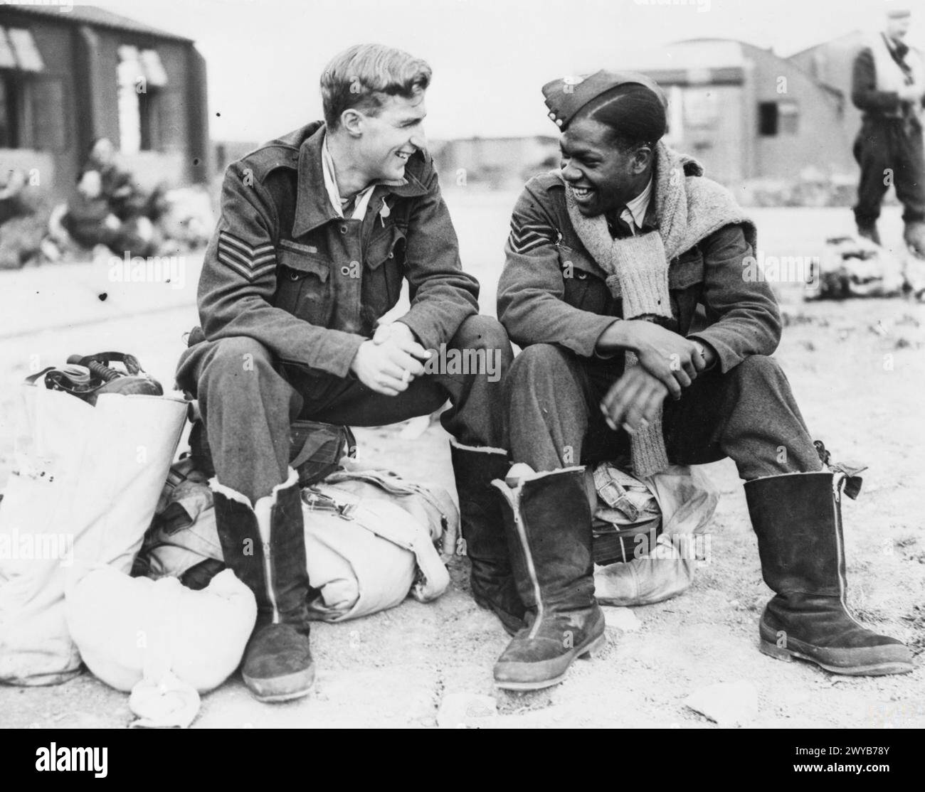 AIRCREW FROM CANADA AND THE WEST INDIES SERVING WITH THE ROYAL AIR ...