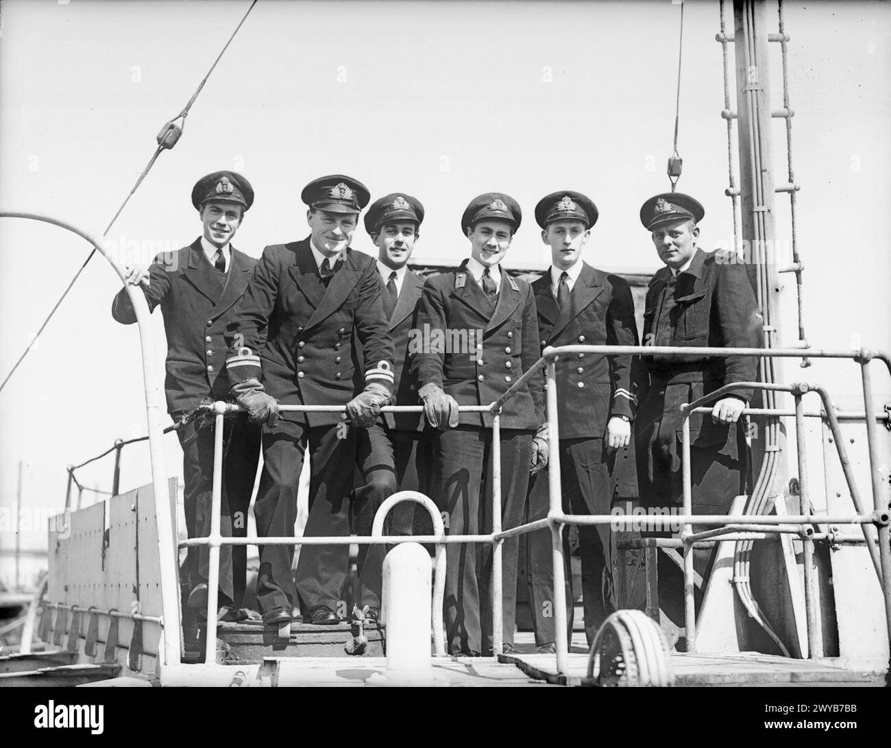 Destroyer HMS Amazon in harbour at Gourock and Glasgow on 10 May 1942 ...