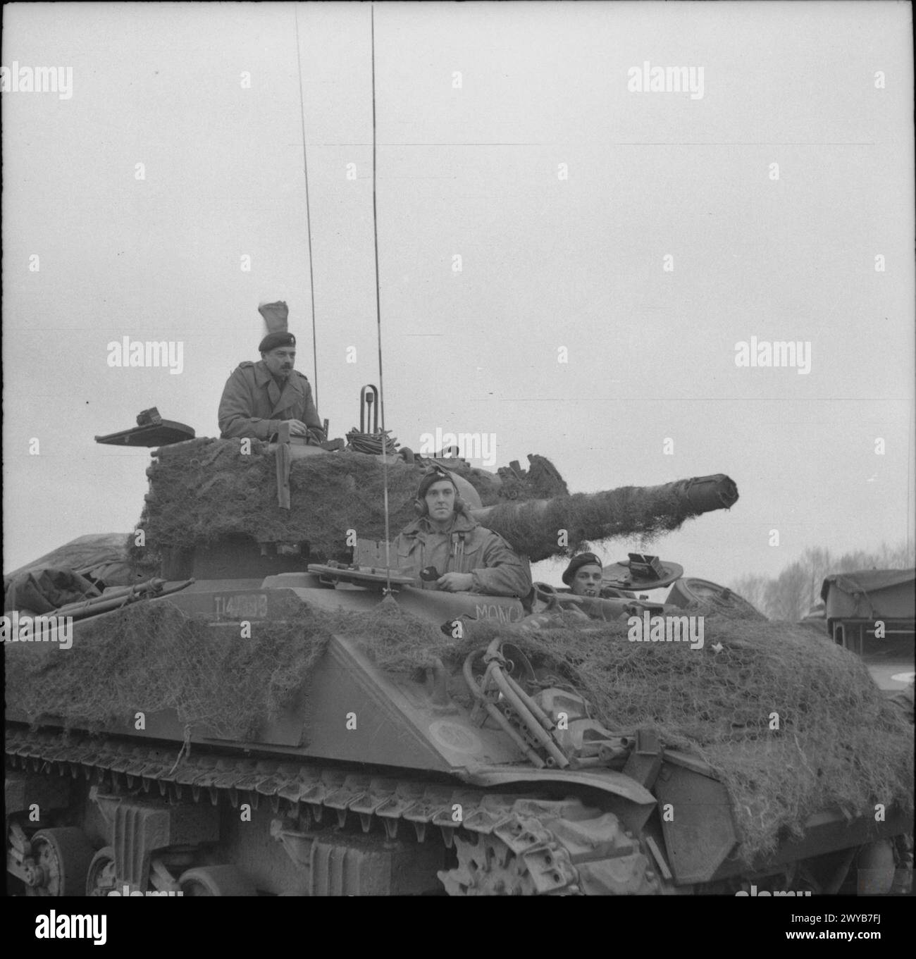 On 1 April 1945, the Sherman command tank of Lt-Col R F S Gooch ...