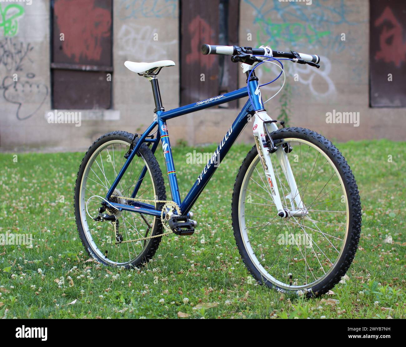 Restomod rebuilt Specialized Stumpjumper 26er mountain bicycle with ...