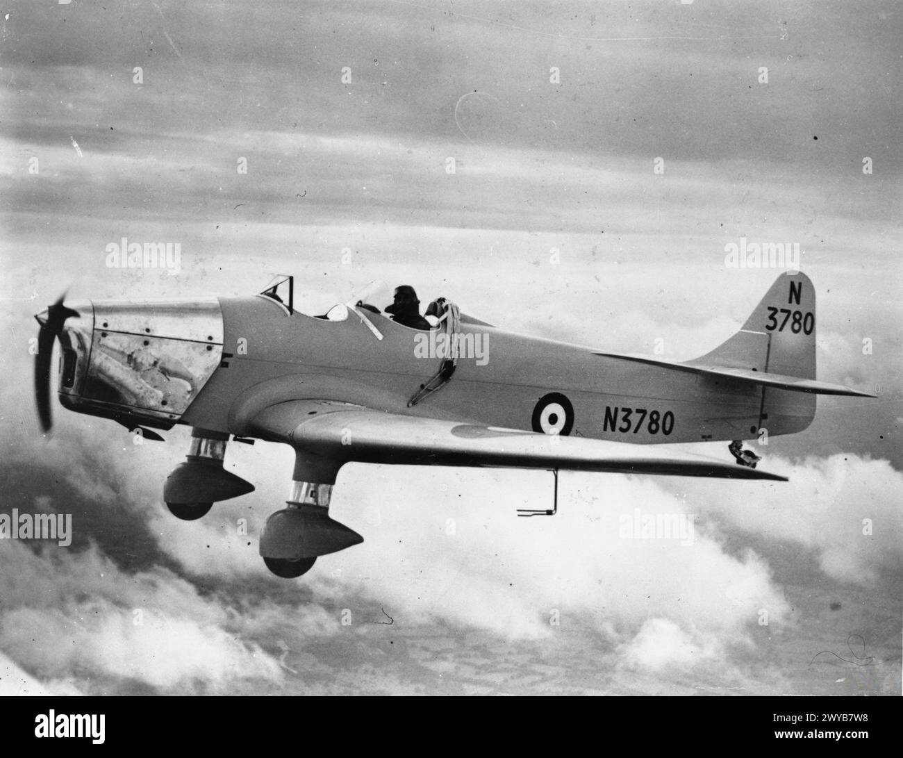 Miles M.14 Magister N3780 is flown by test pilot Bill Skinner from ...